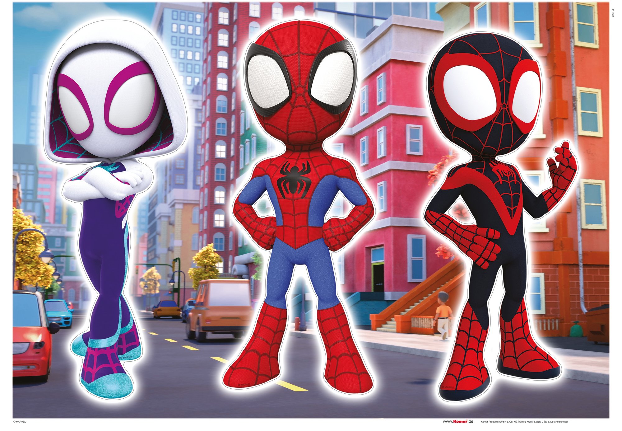 Spidey and His Amazing Friends Trio - Sticker Spidey Enfants ...