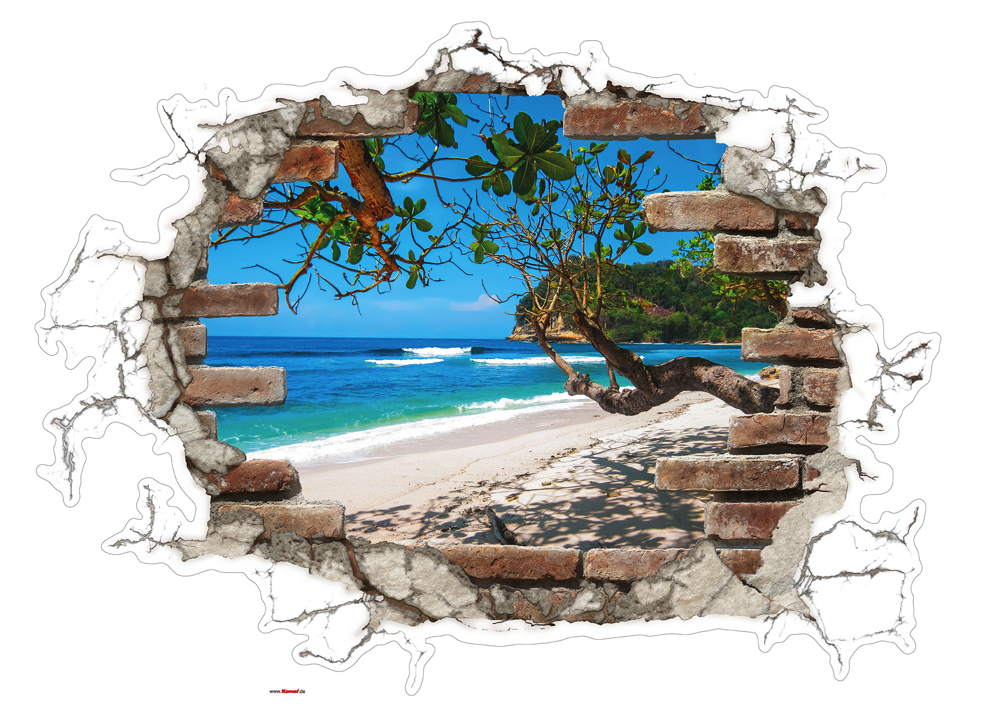 Sticker mural « Break Out » de Komar | photosmurales.fr